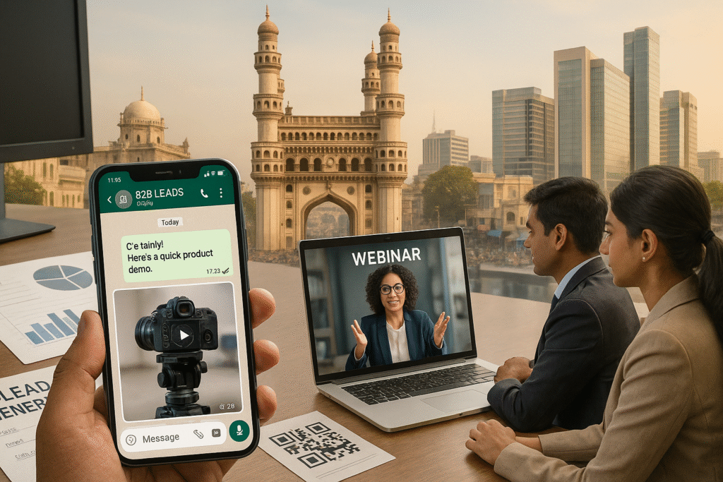 WhatsApp to Webinars, B2B Lead Generation in Hyderabad